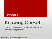 PERSONAL DEVELOPMENT UNIT I – Module 2: Developing the Whole Person ...