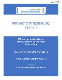 Proyecto integrador etapa 2 - Docsity