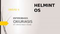 Oxiuriasis resumen en diapositivas | Diapositivas de Parasitología ...