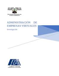 ADINISTRACIÓN DE EMPRESAS VIRTUALES - Docsity
