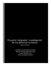 Proyecto integrador, modulo 8 - Docsity