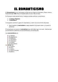 El Romanticismo en España - Docsity