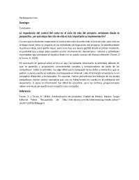 Conclusión final Etapas de un proyecto | Resúmenes de Gestión de ...