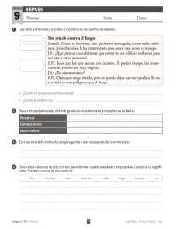 Repaso lengua 4°primaria - Docsity