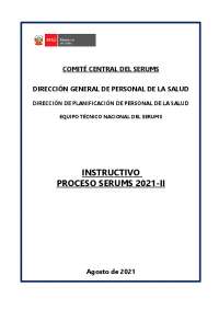 Instructivo proceso serums - Docsity