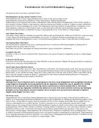 Rosary guide in Filipino complete prayers translated in tagalog updated ...