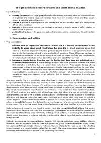 The Great Delusion. Liberal dreams and international realities ...