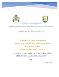 ACTIVIDAD COMPLEMENTARIA PRACTICA 2 - Docsity