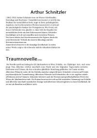 Arthur schnitzler e Traumnovelle - Docsity