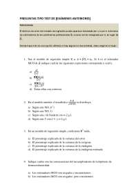 Ejercicios introducción econometria - Docsity