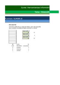 Tabla dinamica escel xd | Ejercicios de Competencias en MS Microsoft Excel | Docsity