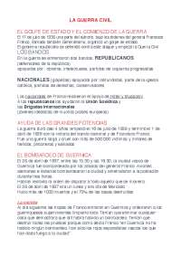 La guerra civil y el bombardeo de Guernica - Docsity