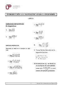 Ejercicios para resolver - Docsity