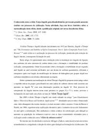 O efeito Thorpe e Ingold - Docsity