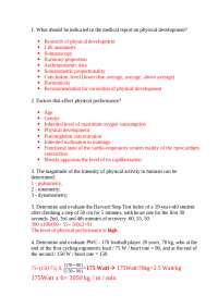 Sports medicine exercises - Docsity