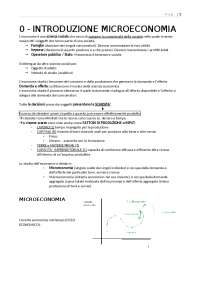 Seconda parte appunti - microeconomia - Docsity