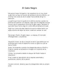 El gato negro............................................... - Docsity