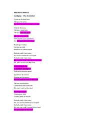 Canción presente simple - Docsity