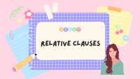 Relative clauses, 2021, espero les sirvan estos ejemplos - Docsity