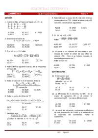 CUATRO OPERACIONES ARITMETICAS - Docsity