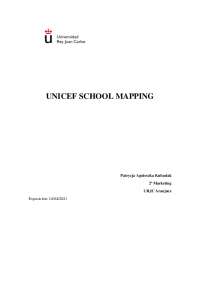 Unicef School Mapping - Docsity