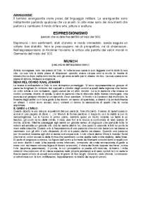 Avanguardia; espressionismo; Munch - Docsity