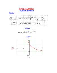 Ejercicios metodos numericos - Docsity
