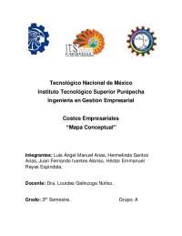MAPA CONCEPTUAL ELEMENTOS DEL COSTO - Docsity