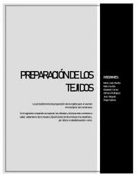 Preparación de los tejidos - Docsity