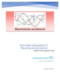 MODULO 19 SEMANA 3 ACTIVIDAD INTEGRADORA 5 | Ejercicios de Física | Docsity