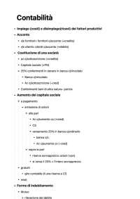 Schema di contabilità-partita doppia - Docsity