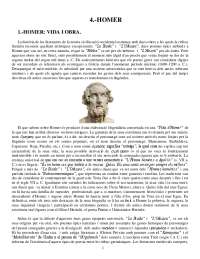 Homero texto 2 bachillerato griego literatura - Docsity