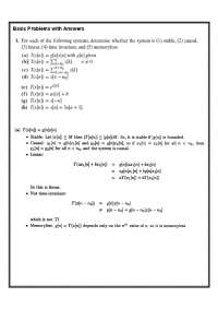 Solved quistions for impusle response in DSP - Docsity