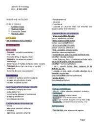 Anatomy and Physiology reviewer - Docsity