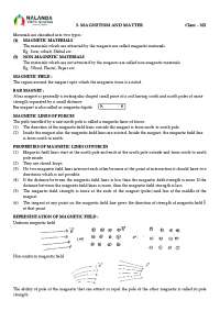 Magnetism and electric - Docsity