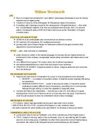 William Wordsworth & Daffodils - Docsity