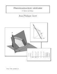 Programmation linéaire | Guide, Projets, Recherche Probabilités et ...