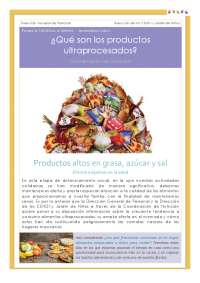 Alimentos Ultraprocesados - Docsity