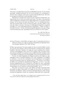 Lengua culta - Andrés Bello y la lengua culta. La estandarización del ...