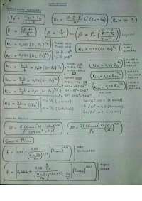 Formulario de transferencia de calor - Docsity