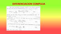 Diferenciacion compleja - Docsity