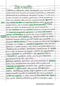 Isocrate, vita, opere e stile - Docsity