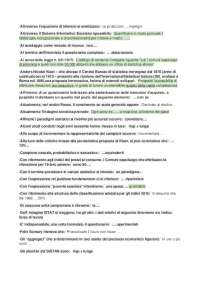 Esame Statistica economica Pegaso - Docsity