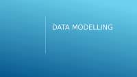 Programming level 3 unit 5 - Data modelling assignment 1 | Assignments Computer science | Docsity