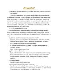 Actividades del quijote - Docsity