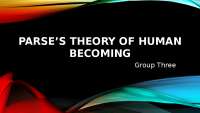 Parses_Theory_of_Human_Becoming - Docsity