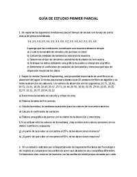 Guia de ejercicios para repasar - Docsity