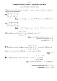 Algebra linear exercicios - Docsity