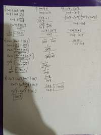 Pre-Calculus: Trigonometric identities - Docsity