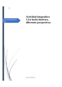 Actividad integradora Interpretar el mundo - Docsity